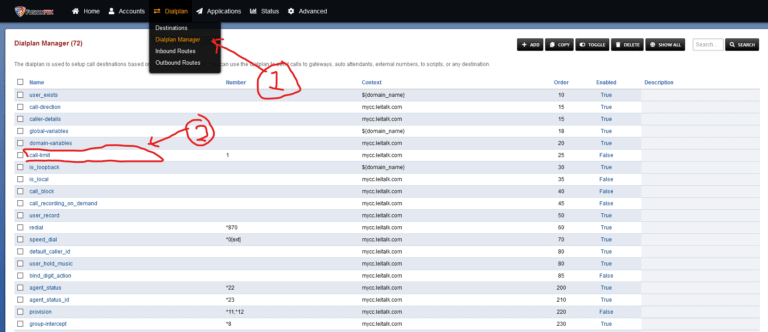 FusionPBX的简易安装和设置教程 – 磊语