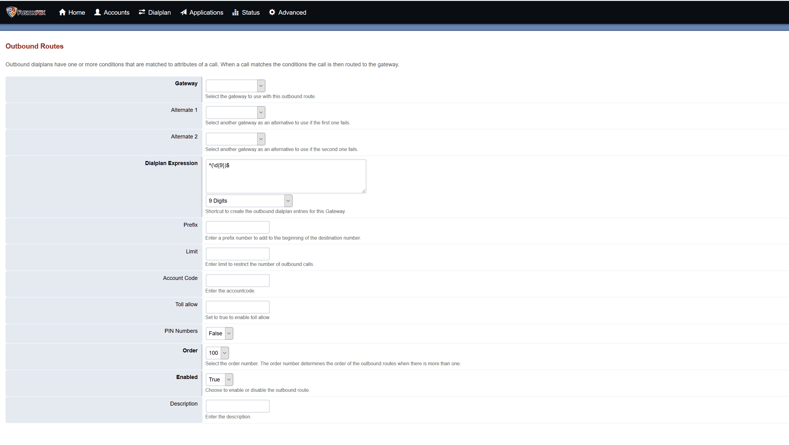 FusionPBX的简易安装和设置教程 – 磊语